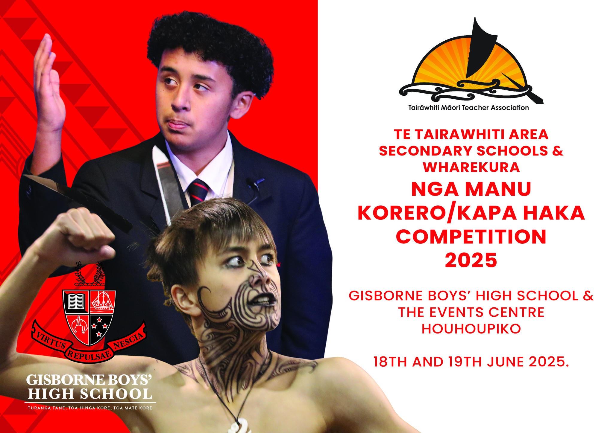 Te Tairāwhiti Kapa Haka Kura Tuarua Regionals - Te Matatini